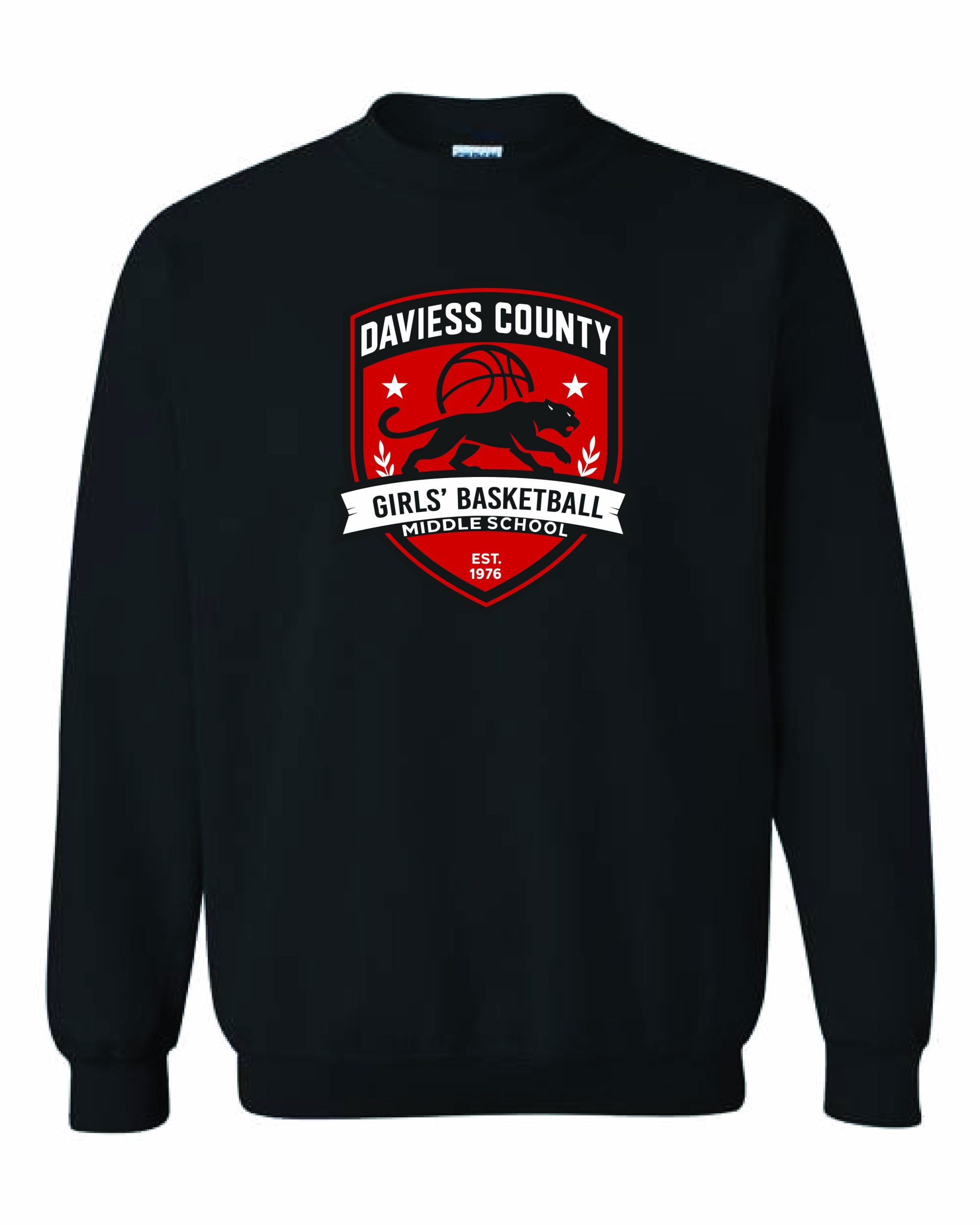 DCMS Girls Basketball Crest - Terry's Tees - Custom Apparel